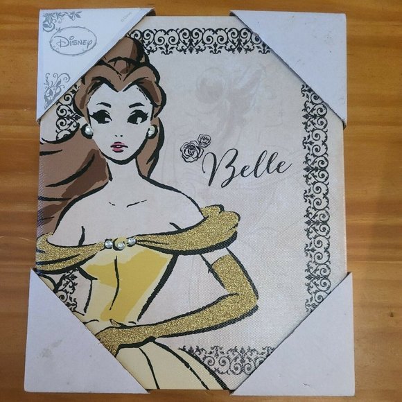 Disney | Art | Disneys Belle Canvas Picture X 8 X 2 Read Description ...